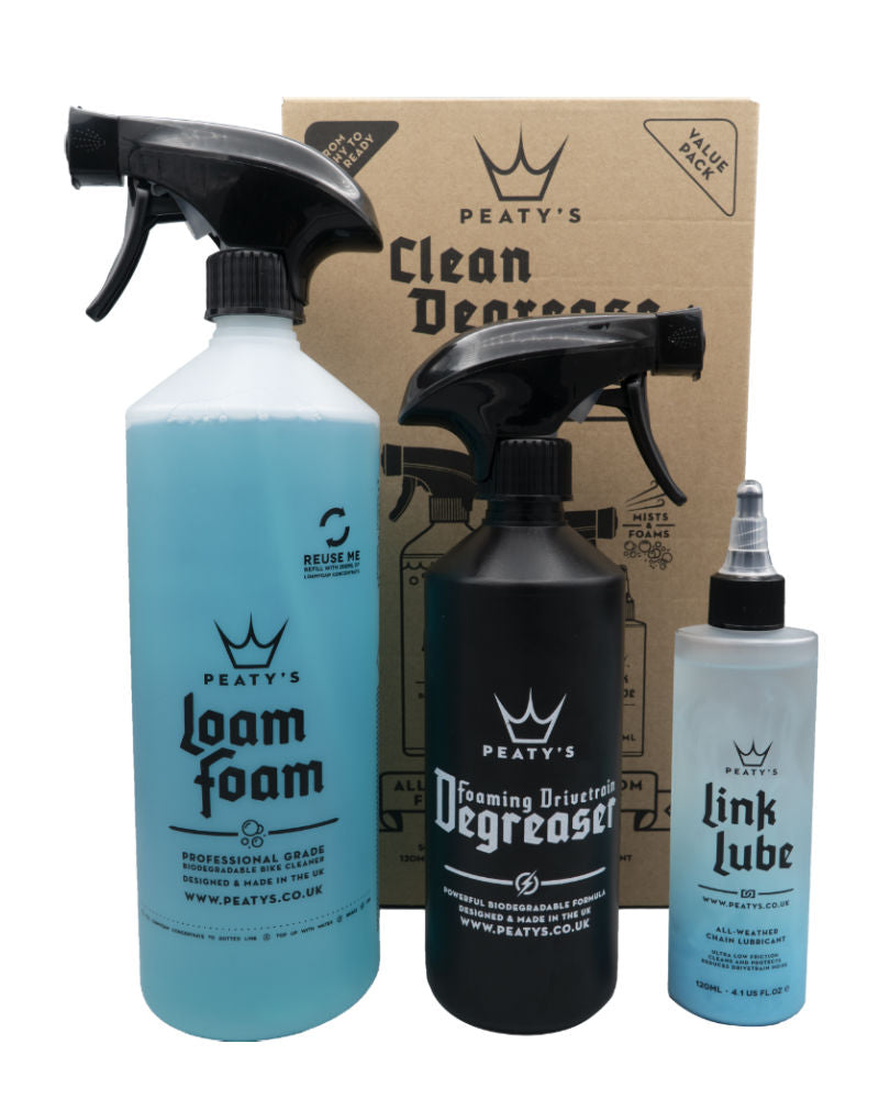 Peaty's Wash Degrease & Lube Starter Pack - All Weather | New Era Cycle