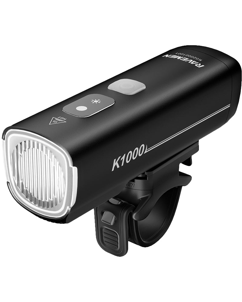Ravemen K1000 USB Rechargeable Front Light | New Era Cycle